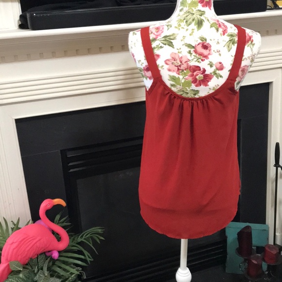 Jeans Warehouse | Tops | Jeans Warehouse Rust Tank Top | Poshmark